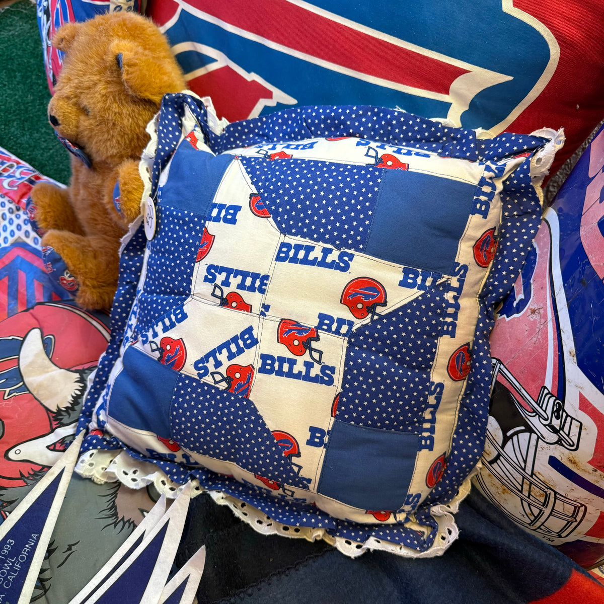 Vintage Buffalo Bills Pillow – My Cuzin Vintage