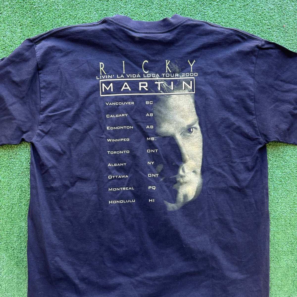 Vintage Ricky Martin Concert Tee Size XL – My Cuzin Vintage