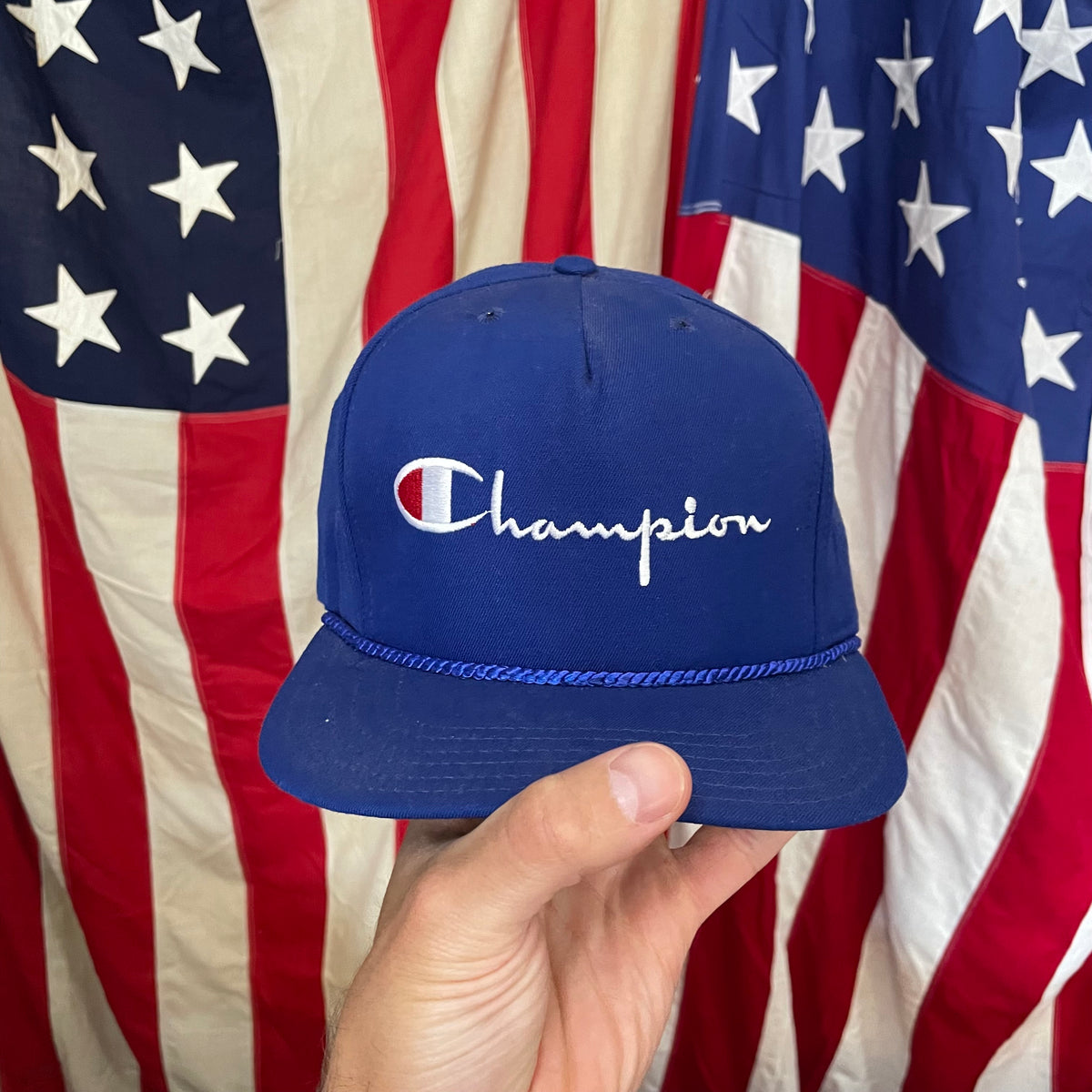 Vintage Champion Snapback Hat – My Cuzin Vintage